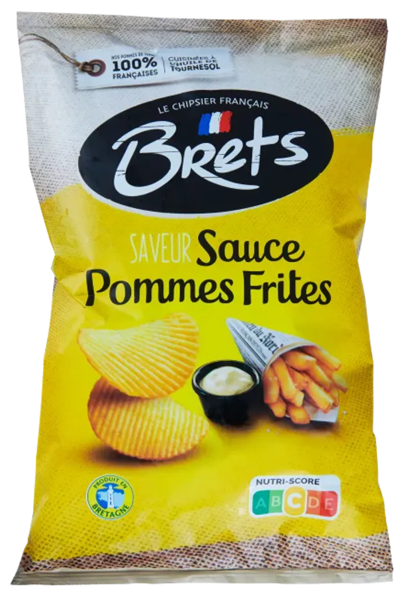 Brets Chips med smak av Pommes Frites - Gutta